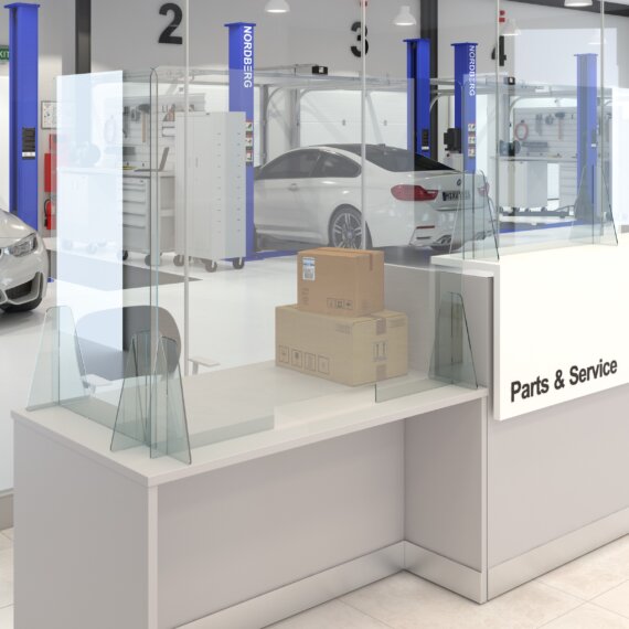 Freestanding Acrylic Screens - Elite Office Furniture UK Limited