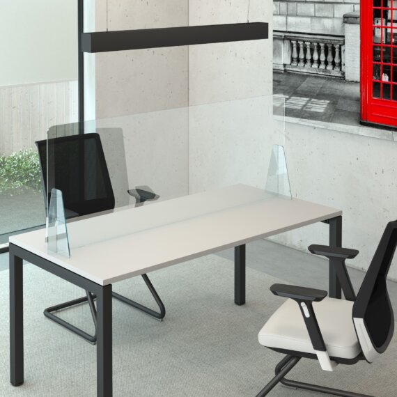 Freestanding Acrylic Screens - Elite Office Furniture UK Limited
